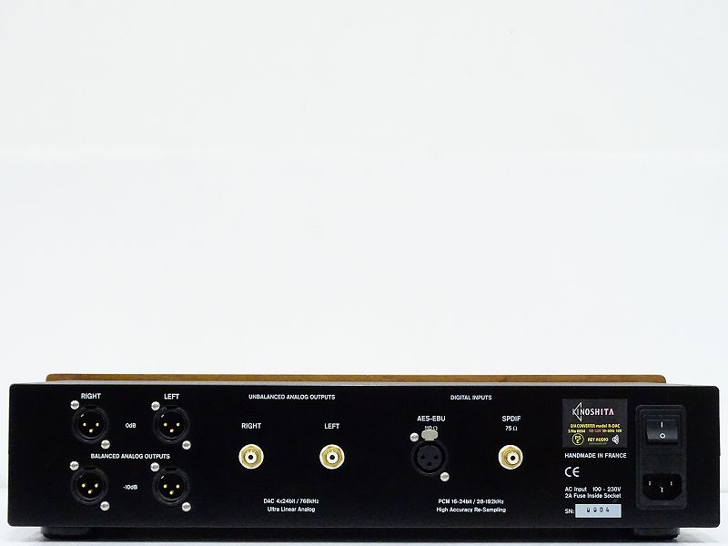 KINOSHITA REY AUDIO JMF R-DAC D/Aコンバーター 木下 レイオーディオを富山県富山市で買取りさせていただきました ...