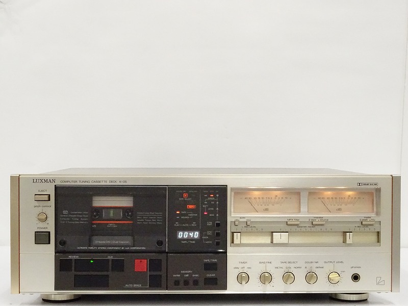 LUXMAN ラックスマン K-05 カセットデッキ K05を京都府宇治市で買取りさせていただきました！ | オーディオランド