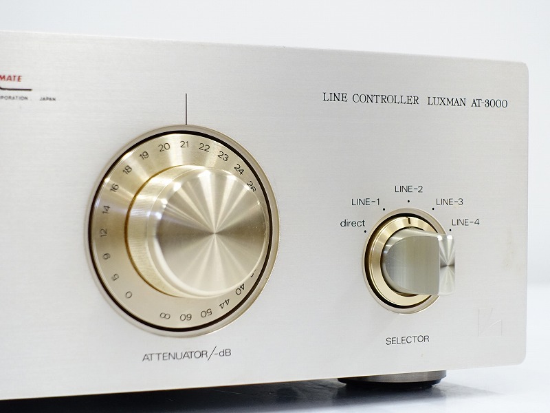 LUXMAN ラックスマン AT-3000 ラインコントローラー パッシブプリアンプ AT3000を福岡県中間市で買取りさせていただきました ...