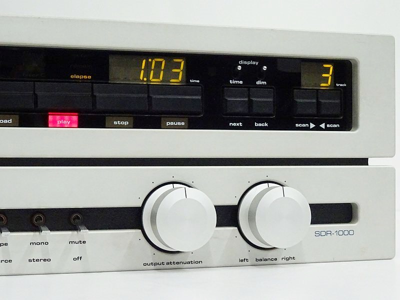 SPECTRAL スペクトラル SDR-1000 SERIESⅡ プリアンプ一体型CDプレーヤーを静岡県熱海市で買取りさせていただきました ...